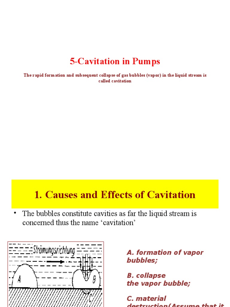 Chapter 5 - Cavitation | PDF | Building Engineering | Hydraulics