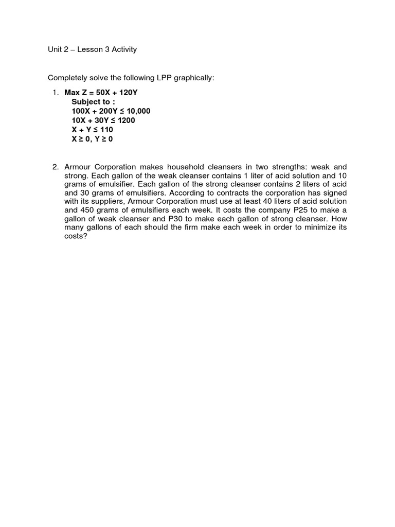 Unit 2 Lesson 3 | PDF