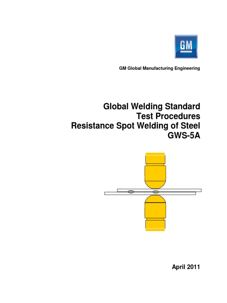 GM Global Manufacturing Engineering Glob | PDF | Welding | Construction