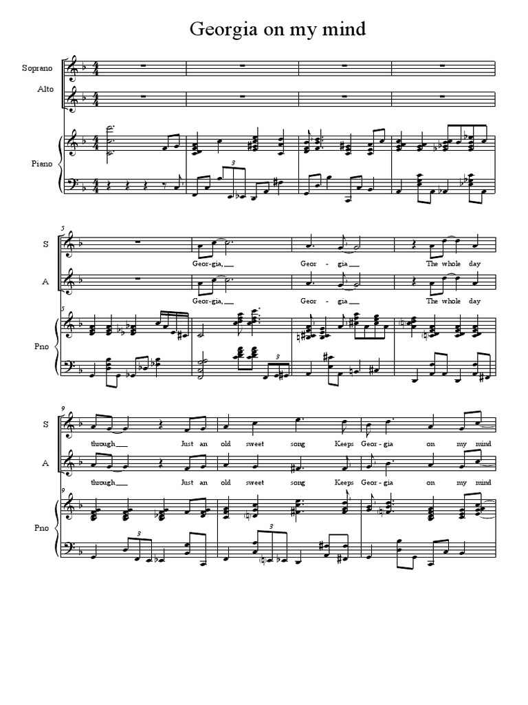 Georgia Piano-Chant | PDF