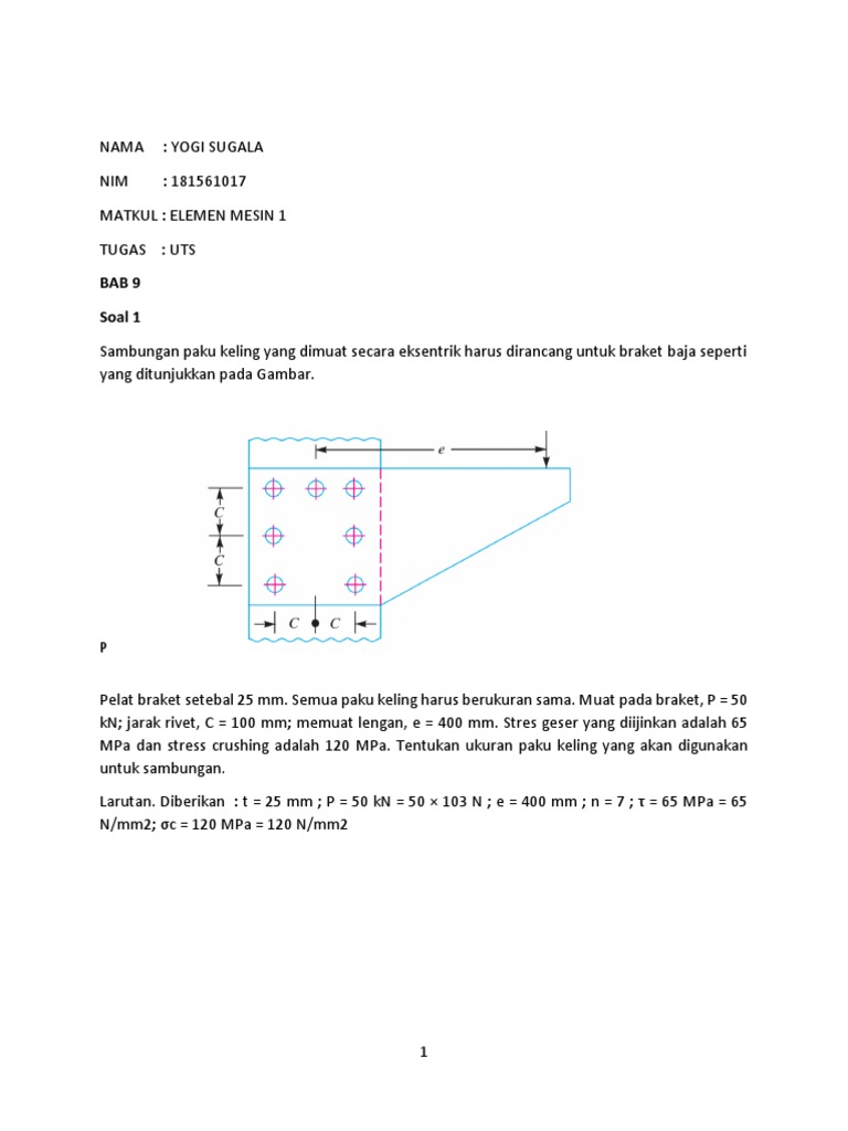 AA Elemen Mesin | PDF