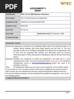 Assignment 2 Brief: Format | PDF | Time Complexity | Algorithms