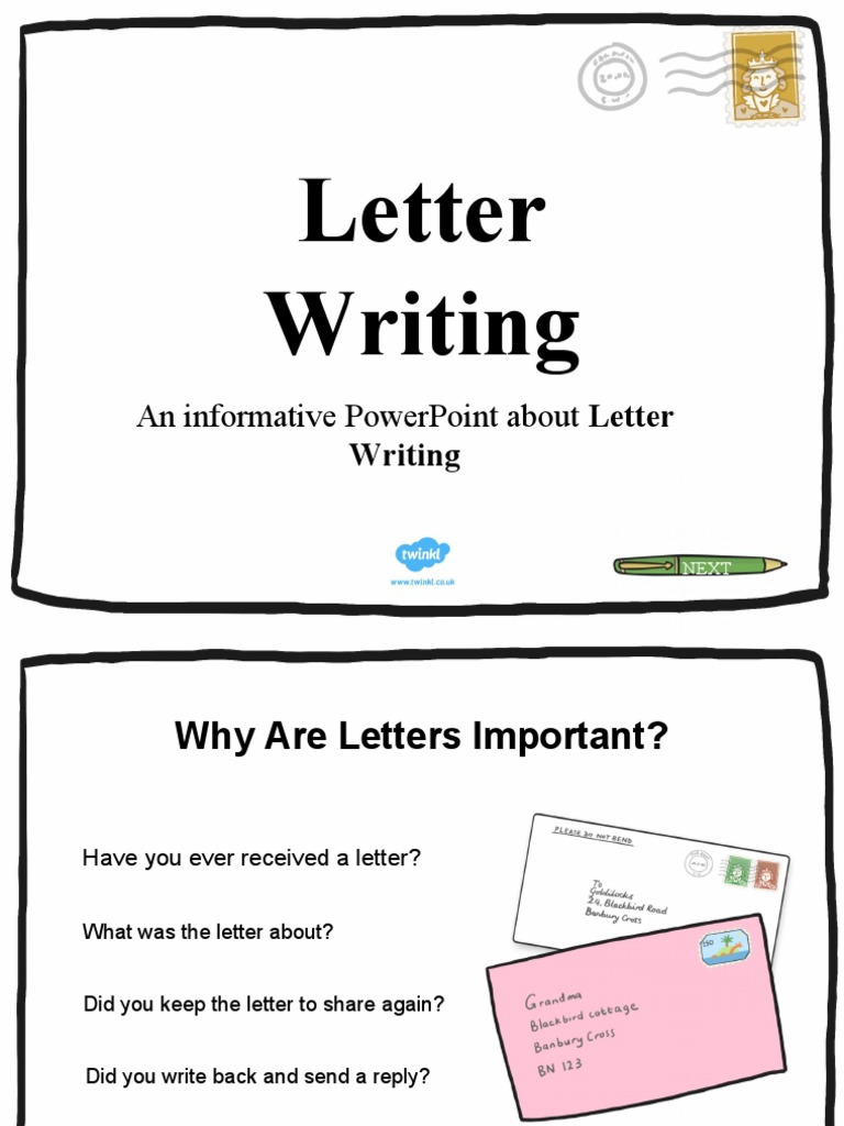 Letter Writing: An Informative Powerpoint About Letter | Download Free ...