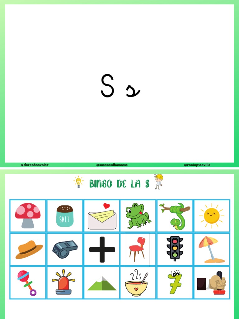 Palabras y sílabas con la letra S | PDF | Artes del Lenguaje y ...