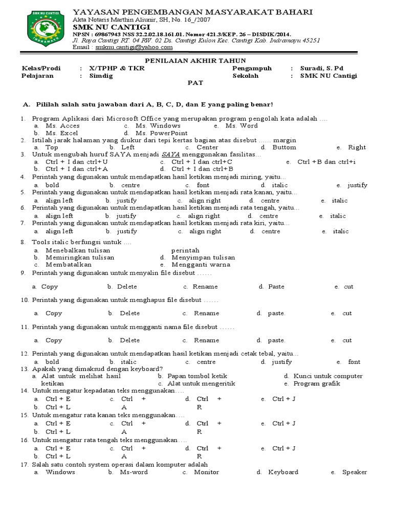 Simdig KLS X Pat 2021 | PDF