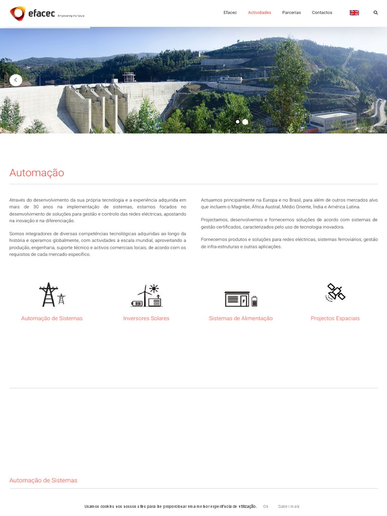 Automação Sistemas de Energia SCADA - Efacec | PDF