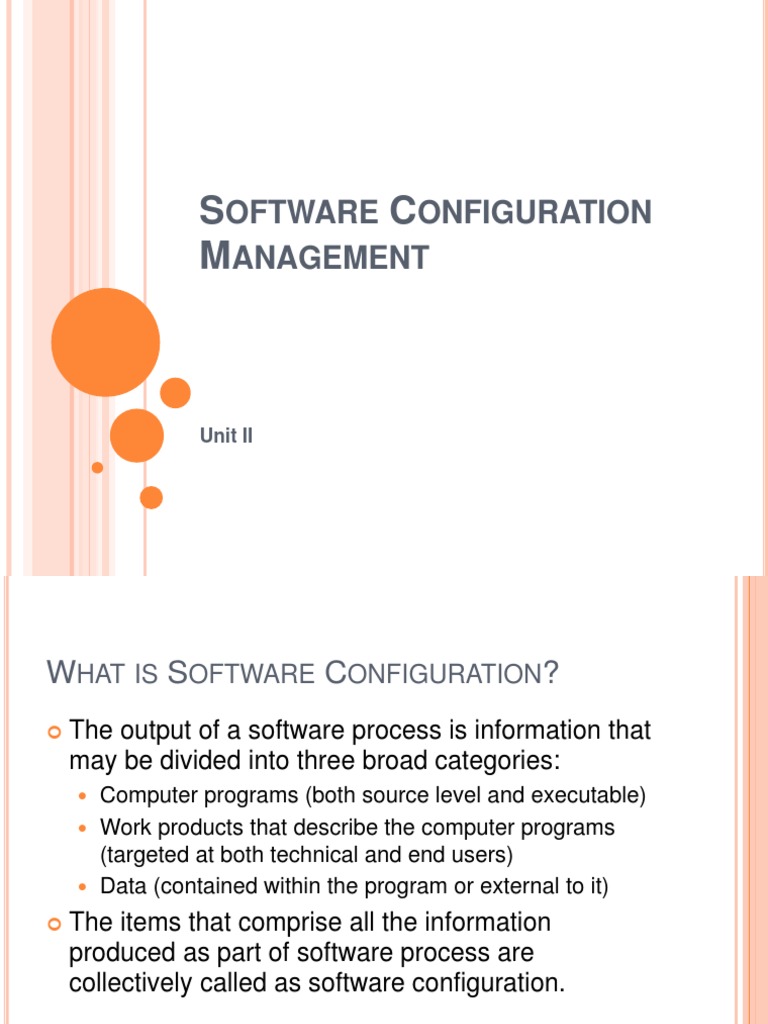 Software Configuration MGT | PDF | Version Control | Software Repository