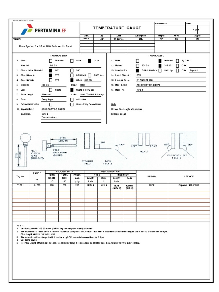 Pressure Safety Valve (PSV) Datasheet | PDF | Pressure | Power Supply