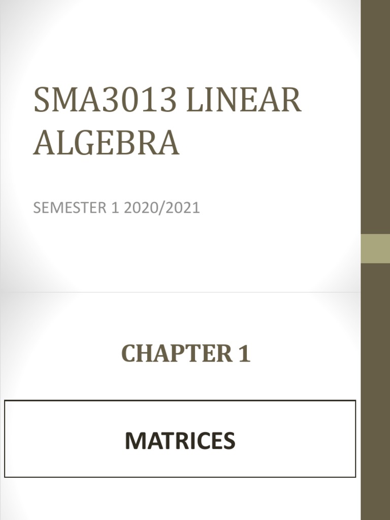 Chapter 1 Pdf Determinant Matrix Mathematics 4559