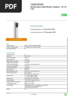 Modicon X80 Discrete Input Module 32 | PDF | Electrical Components ...