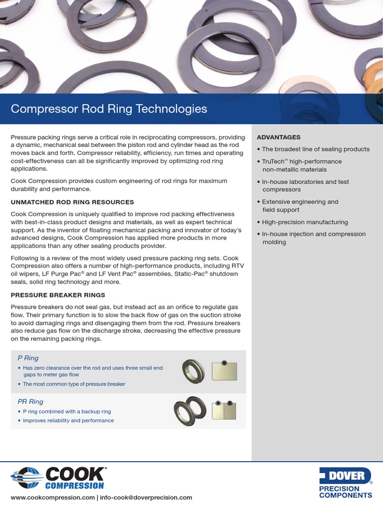 CCO Rod Ring Prod. Lit. - en A4 - 030819 | PDF | Engines | Machines
