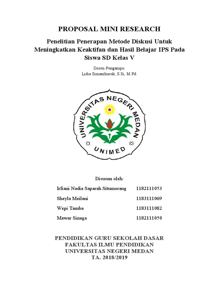 Proposal Mini Research | PDF