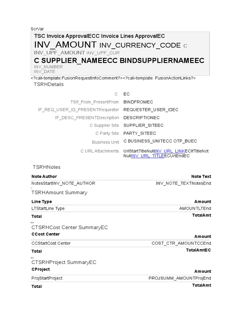 Invoice Approval Notification Report | PDF | Computing | Business