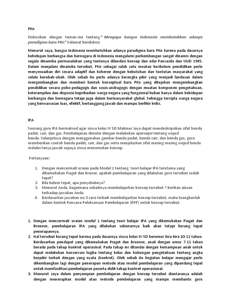 Diskusi 1 Tuton | PDF