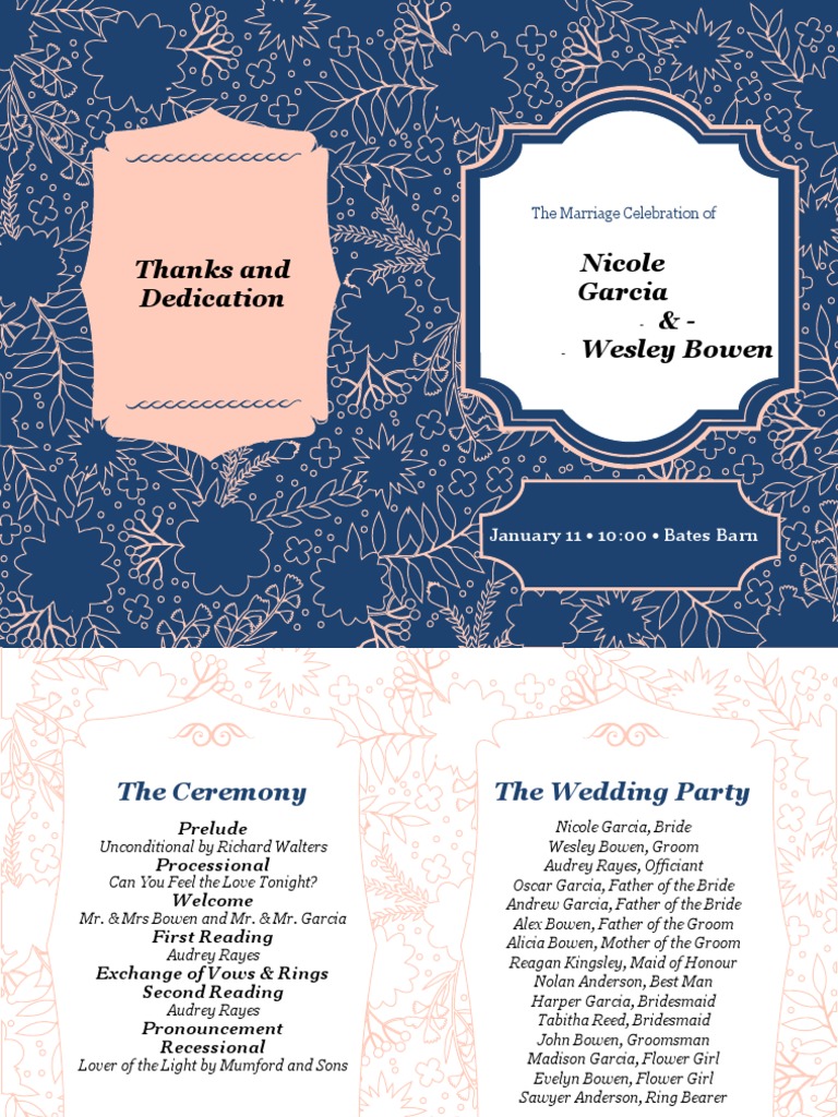 Ceremony Program | PDF