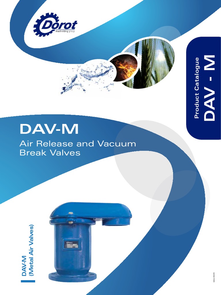 Dav-M: Air Release and Vacuum Break Valves | PDF | Valve | Liquids