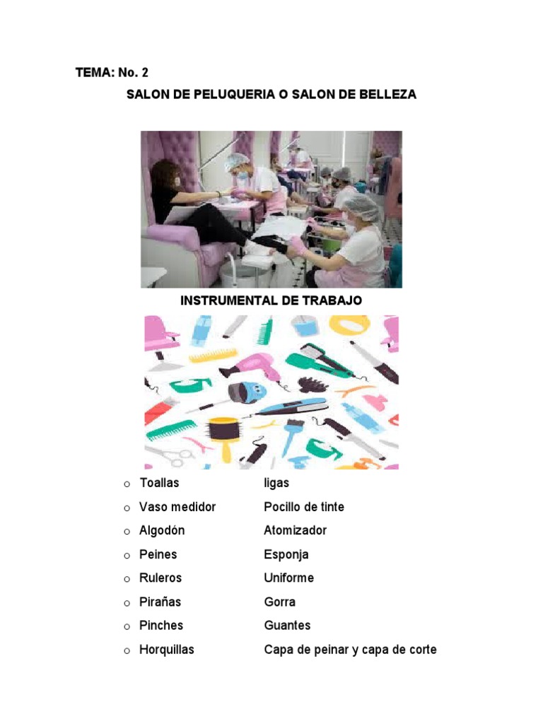 Salon de Belleza | PDF | Microorganismo | Esterilización (Microbiología)