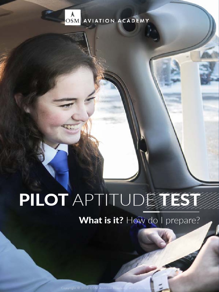 OSM Aviation Academy - The Pilot Aptitude Test Guide 2020 | PDF ...