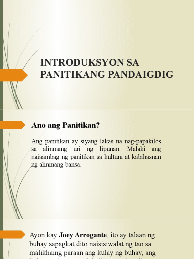 Introduksyon Sa Panitikang Pandaigdig | PDF