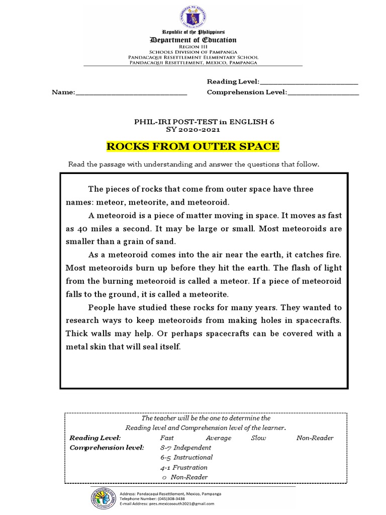 Rocks From Outer Space | PDF | Meteoroid | Astronomical Objects
