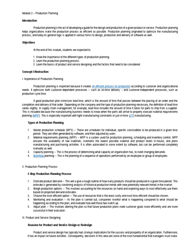 Module 2 (Lessons 1 - 6) | PDF