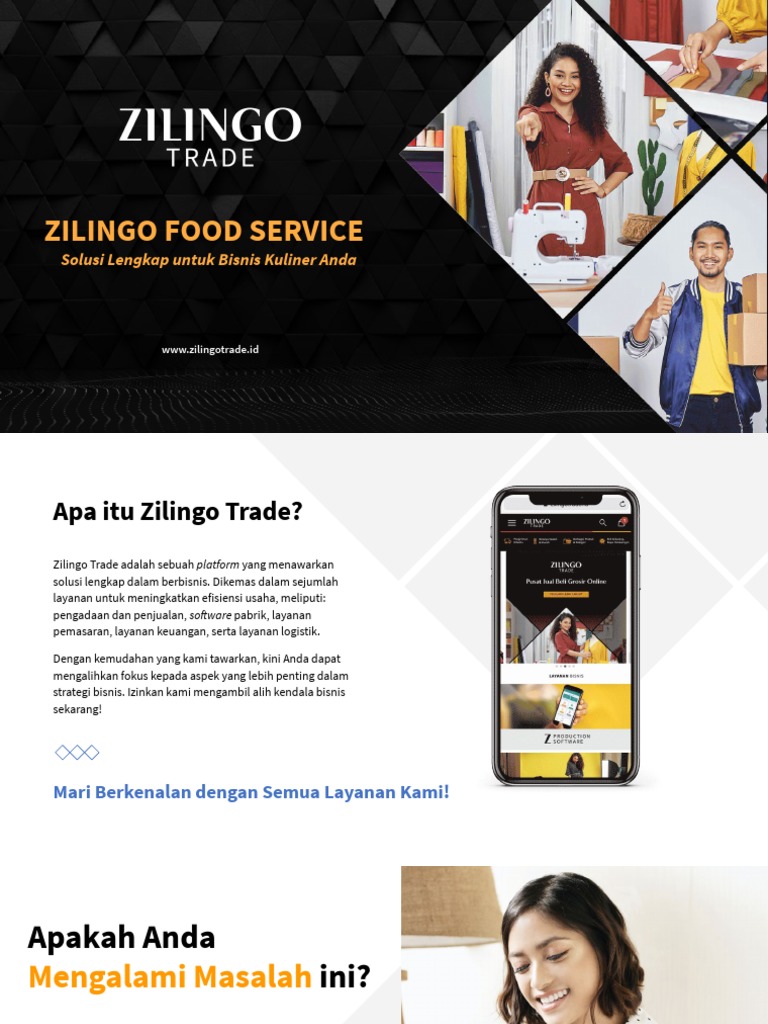 Zilingo Food Service Deck | PDF