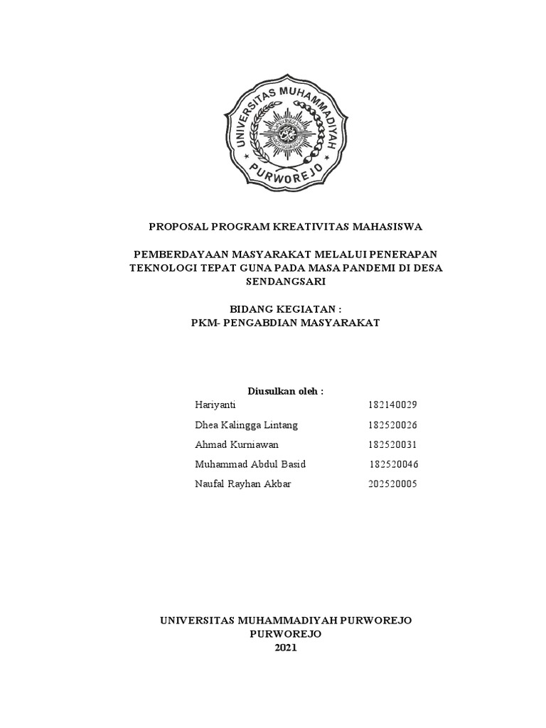 PKM PM (Pelatihan... ) | PDF