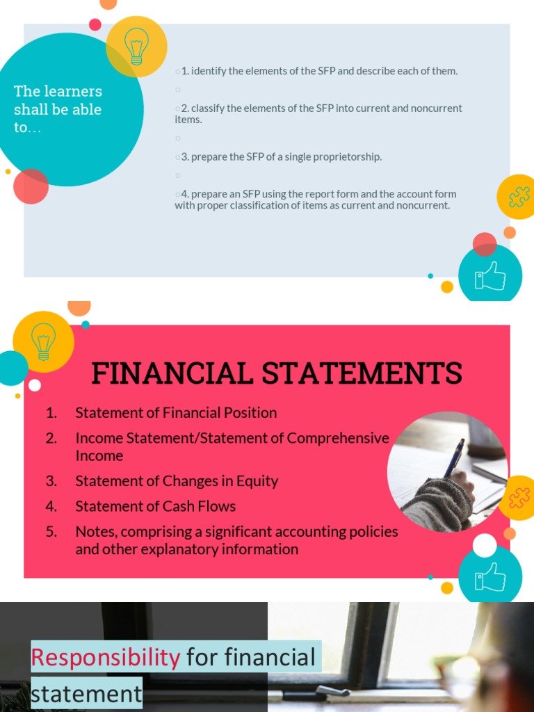 Statement of Financial Position Guide | PDF | Debits And Credits ...