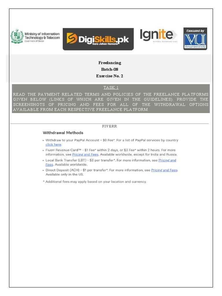 Tabish Khan Freelancing Exercise 2 | PDF