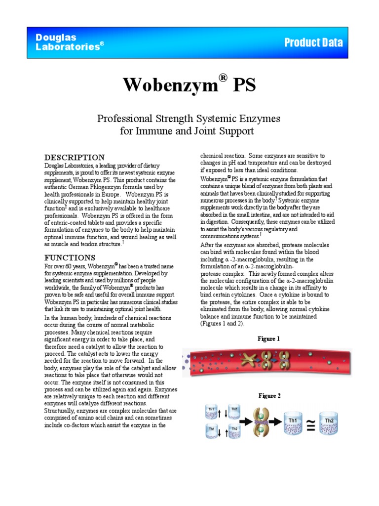 Wobenzym PS | PDF | Enzyme | Protease