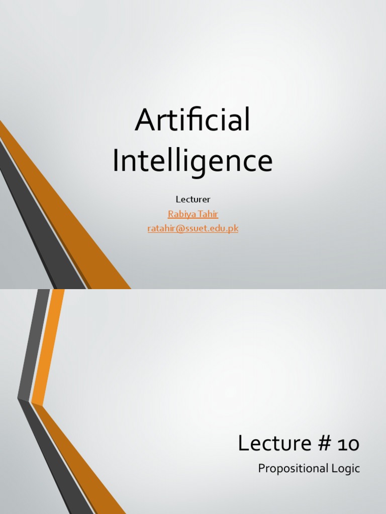Artificial Intelligence: Rabiya Tahir Ratahir@ssuet - Edu.pk | PDF ...
