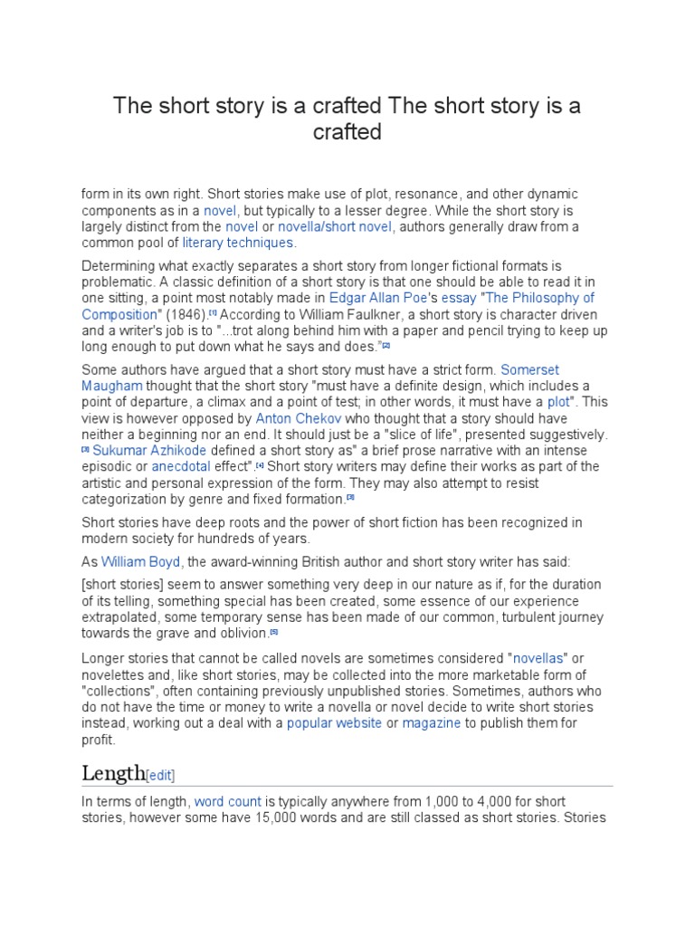 Short Narrative Examples