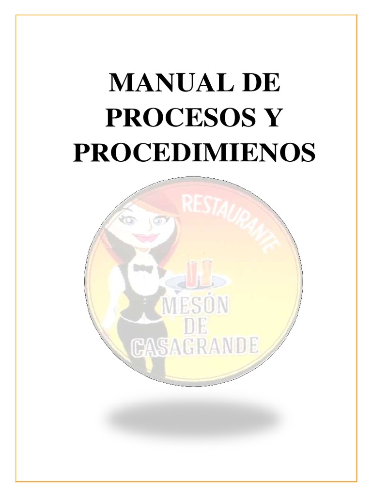 3.anexo (3) Manual de Procesos y Procedimientos | PDF | Calidad ...