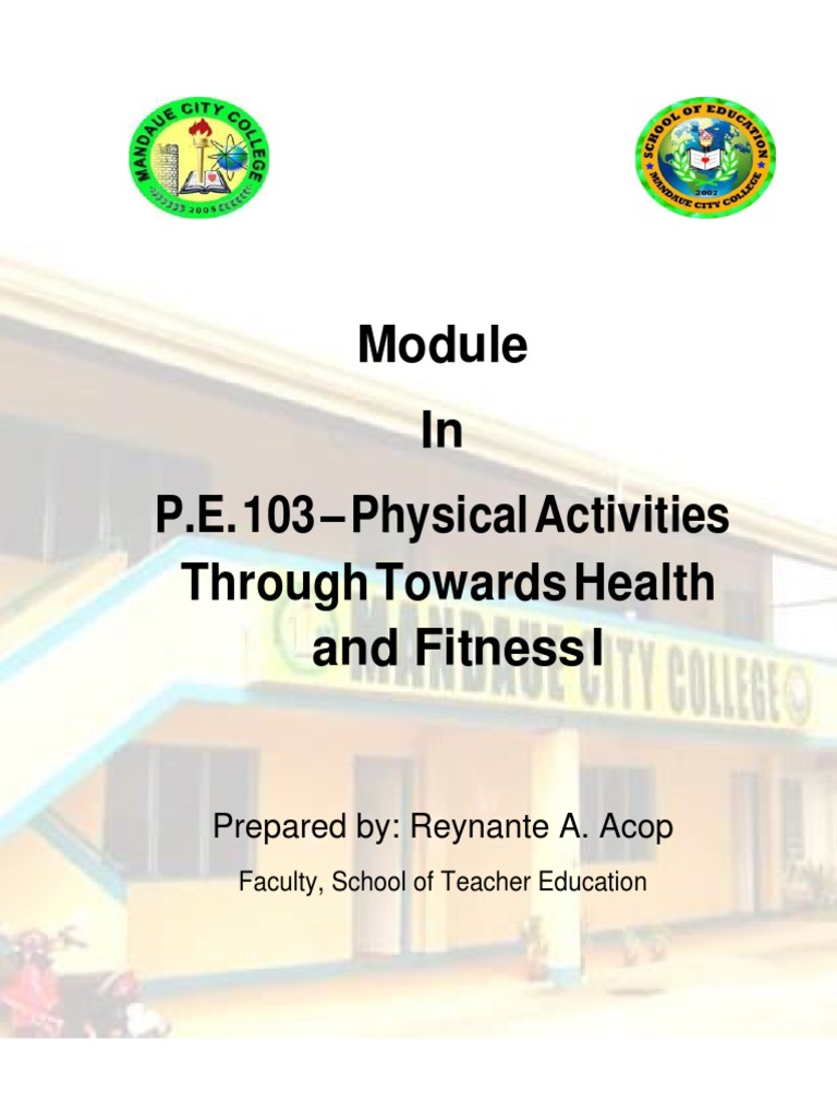 Module Pe 103 Unit1 | PDF | Physical Education | Governance