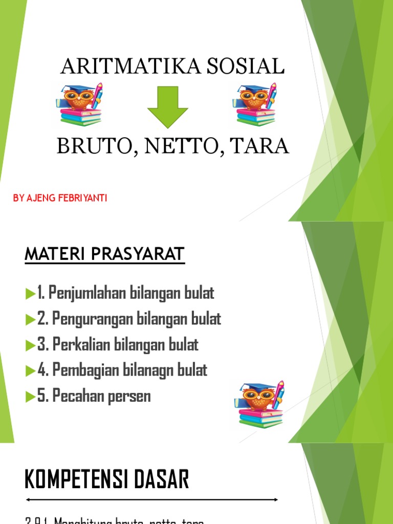 Menghitung Bruto, Netto, dan Tara | PDF