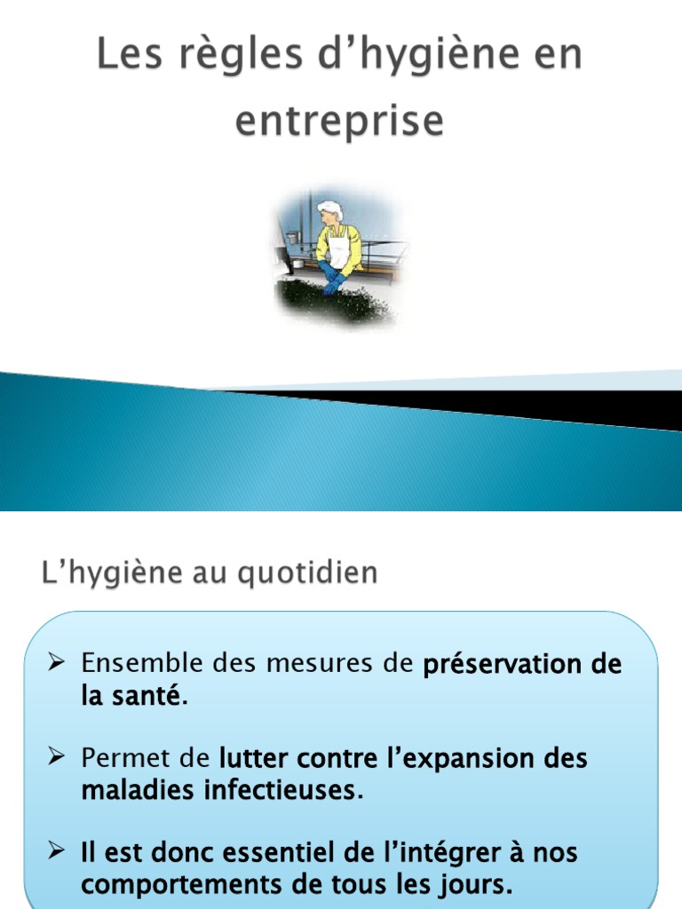 Les Règles D'hygiène en Entreprise | PDF