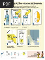 Cleaning Hand Washing With Chlorine Powder | PDF | Chlorine | Water
