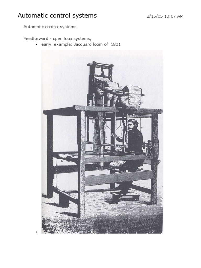 Examples of Automatic Control Systems | PDF | Feedback | Control Theory