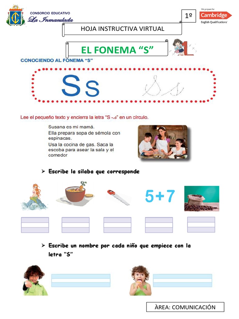 Ficha Instructiva Nº1 | PDF