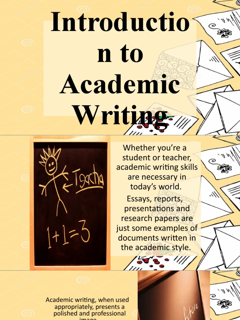 Lesson 19 - Introduction To Academic Writing | PDF | Essays ...