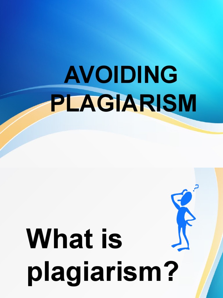 Lesson 21 - Avoiding Plaigiarism | PDF | Citation | Plagiarism