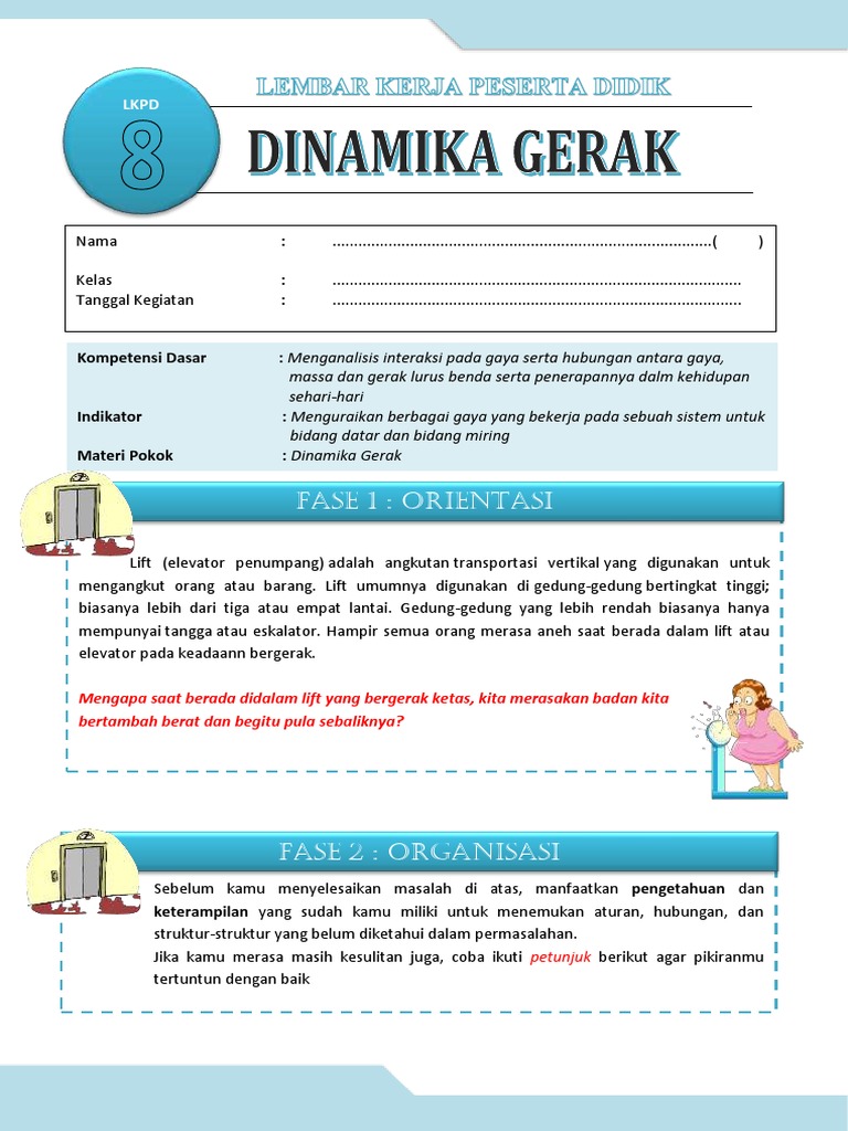 LKPD Dinamika Gerak | PDF