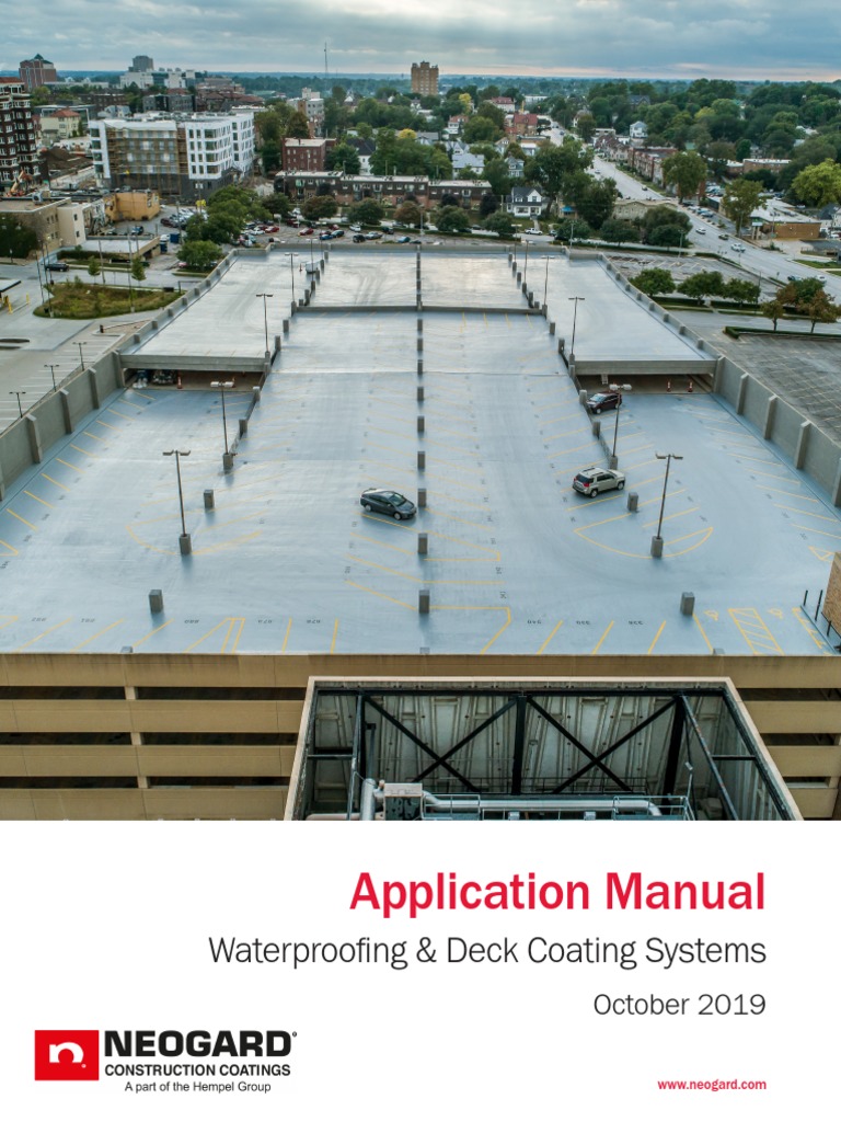 Neogard Application Manual Waterproofing Systems 1807125 | PDF ...