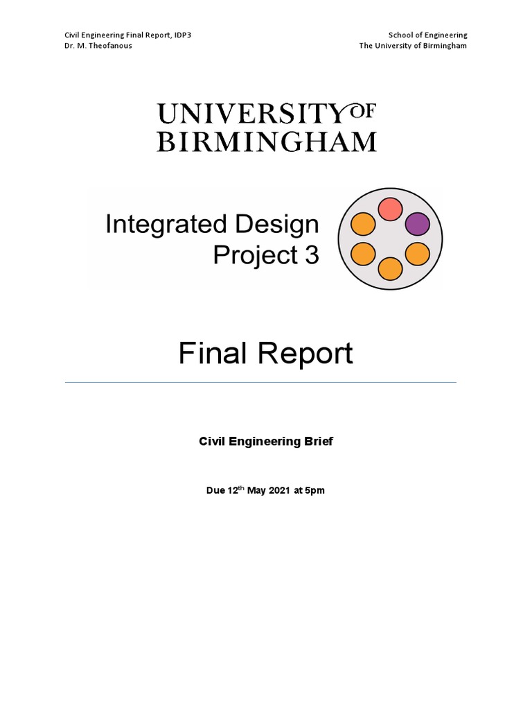 Final Report - Brief - Civil Engineering | PDF | Design | Engineering