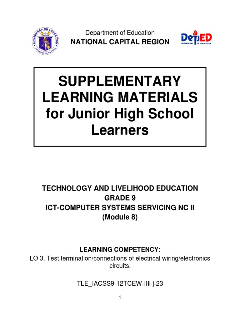 TLE-TE-9 Q3 ICT-CSS Mod8 For Students | PDF