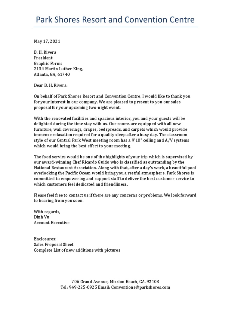 Park Shores Letterhead | PDF