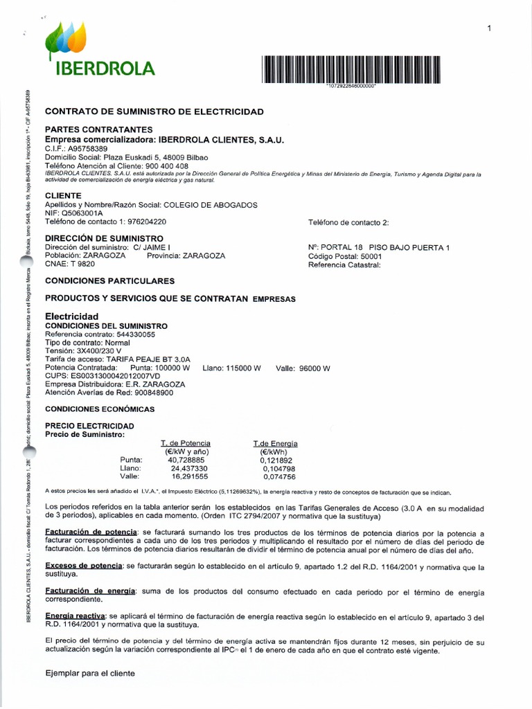 Iberdrola ElectricidadColegio | PDF