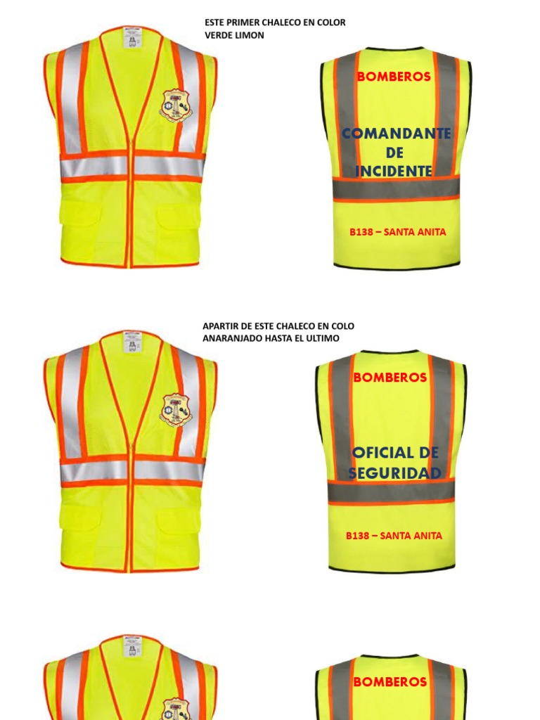 Chalecos de Sci - Santa Anita | PDF