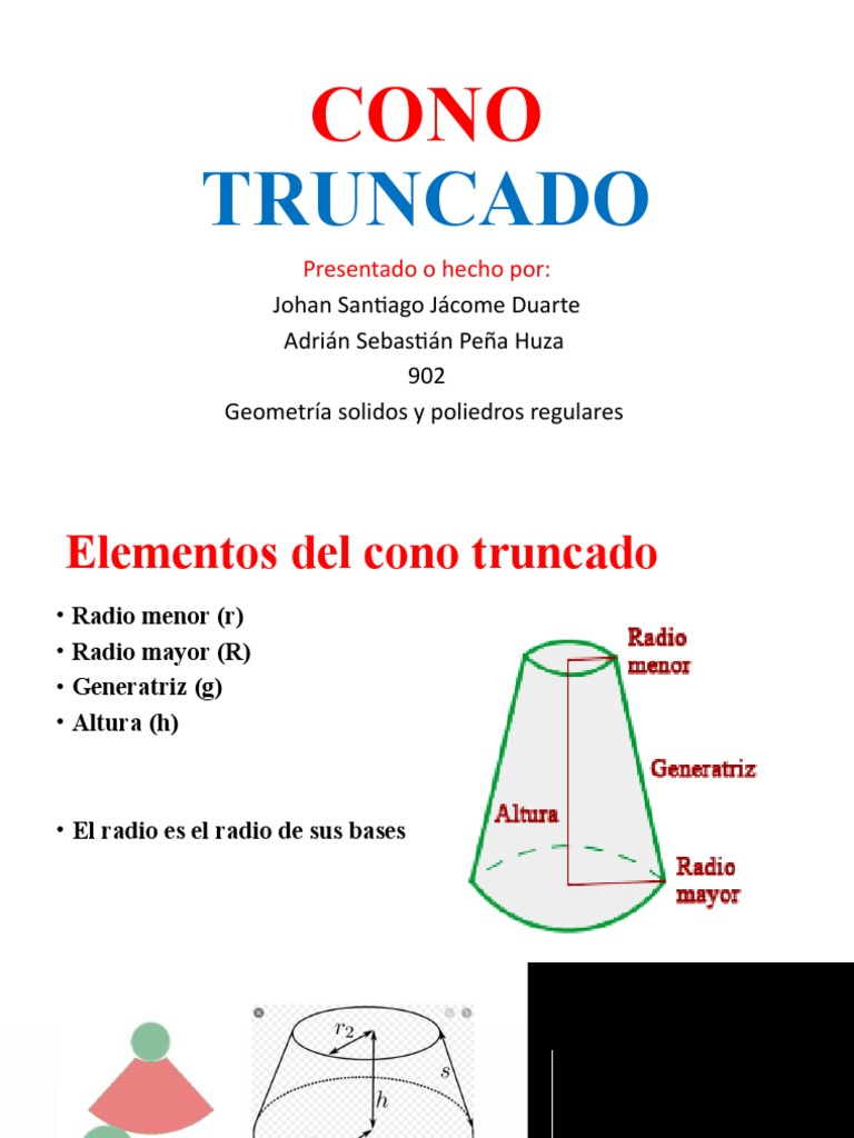 Cono Truncado | PDF