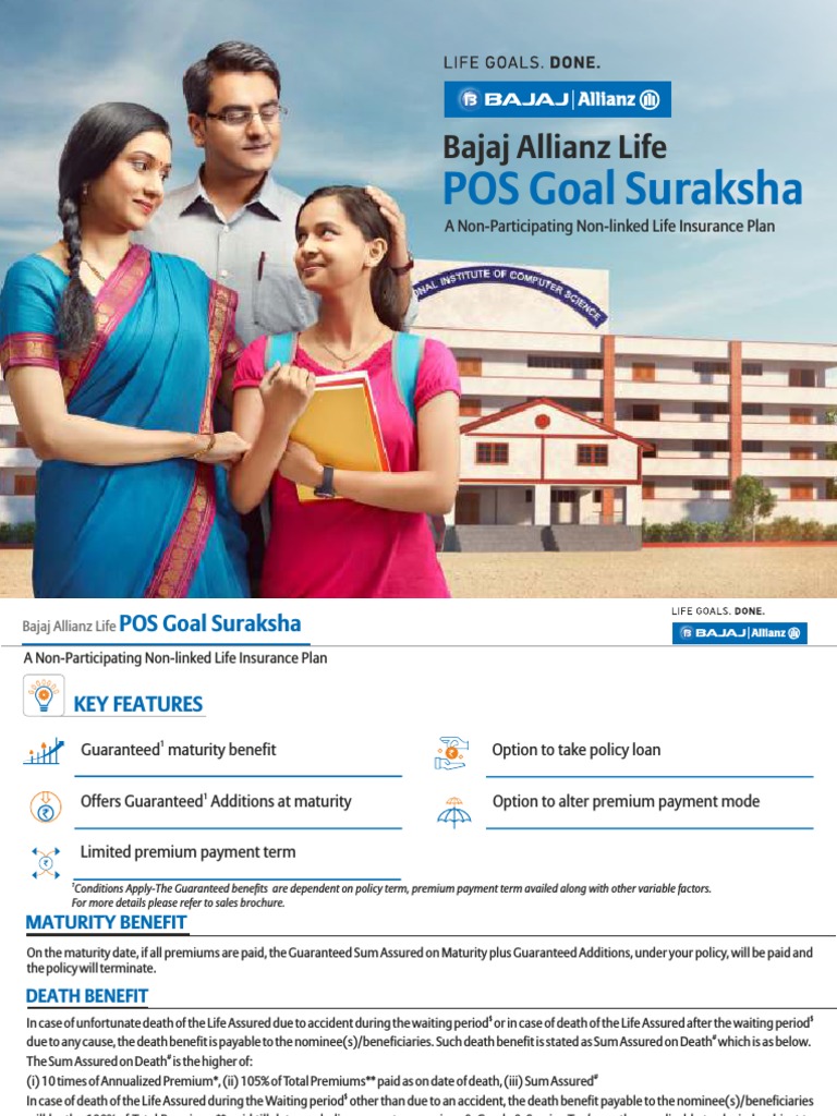 A Non-Participating Non-linked Life Insurance Plan that Provides ...